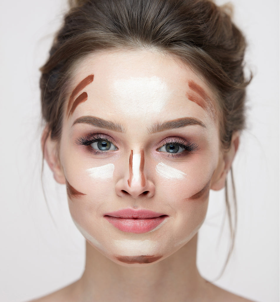 How To Contour Your Face Before And After