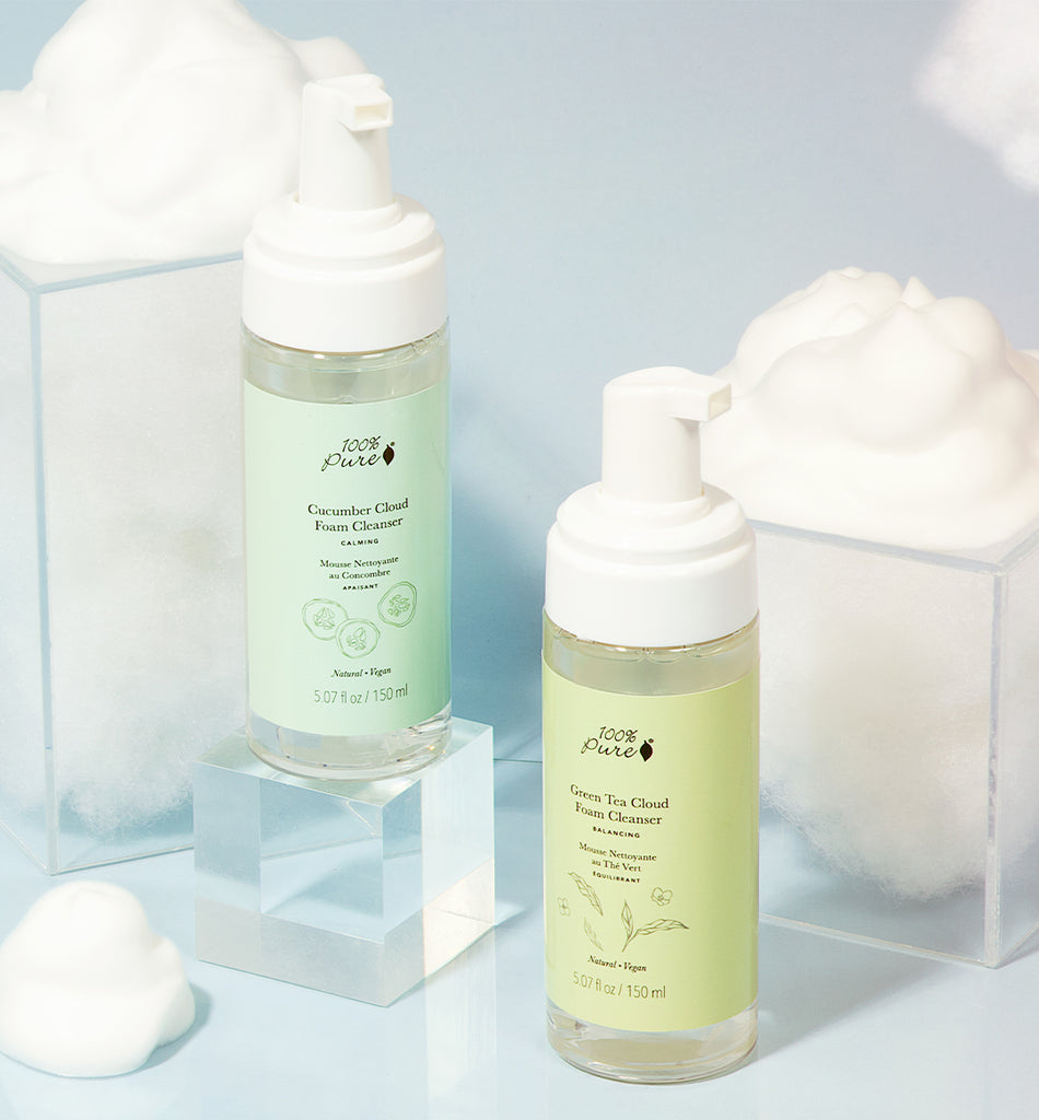 All NEW Foam Cleansers – 100% PURE