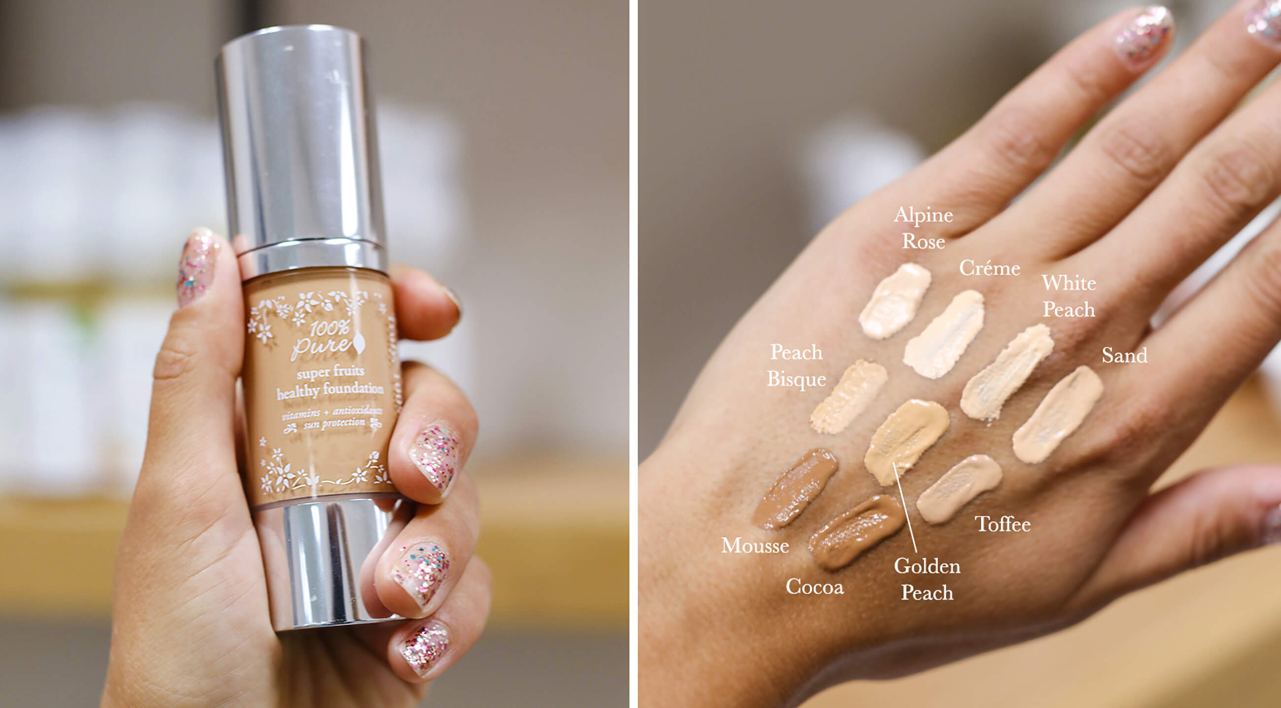 How To Choose Foundation | 100% PURE Foundation Swatches